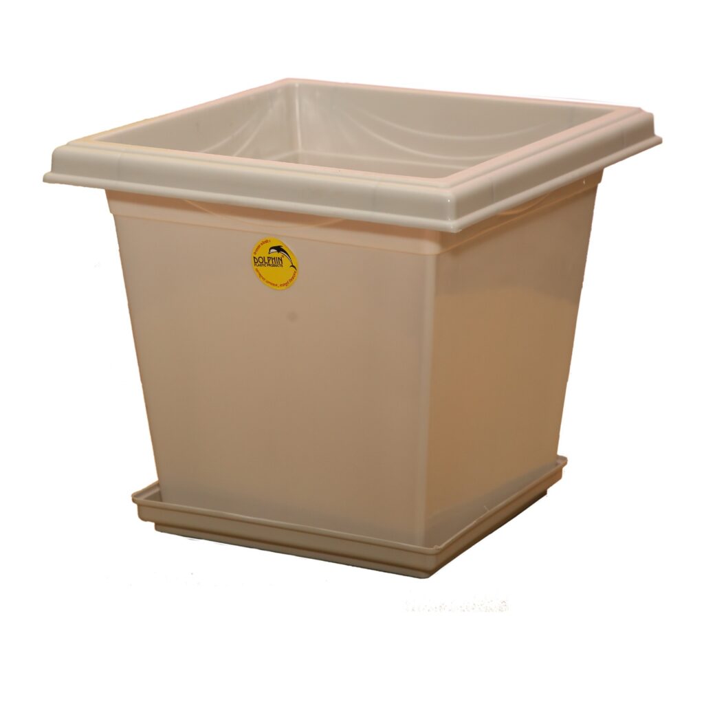 Flower Pot with Plate – Dolphin Nepal